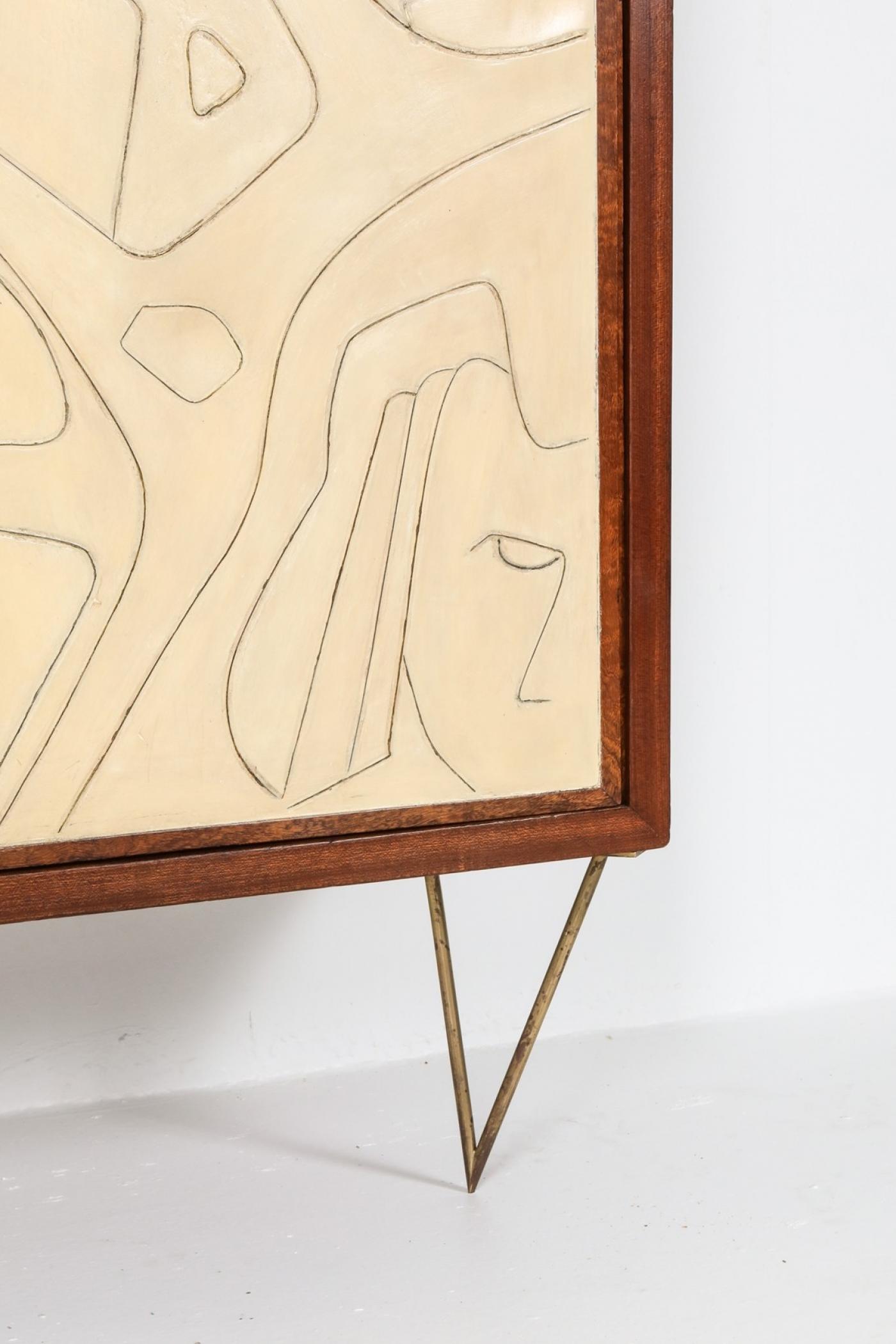 Victor Cerrato - Victor Cerrato one-of-a-kind case piece - 1950's