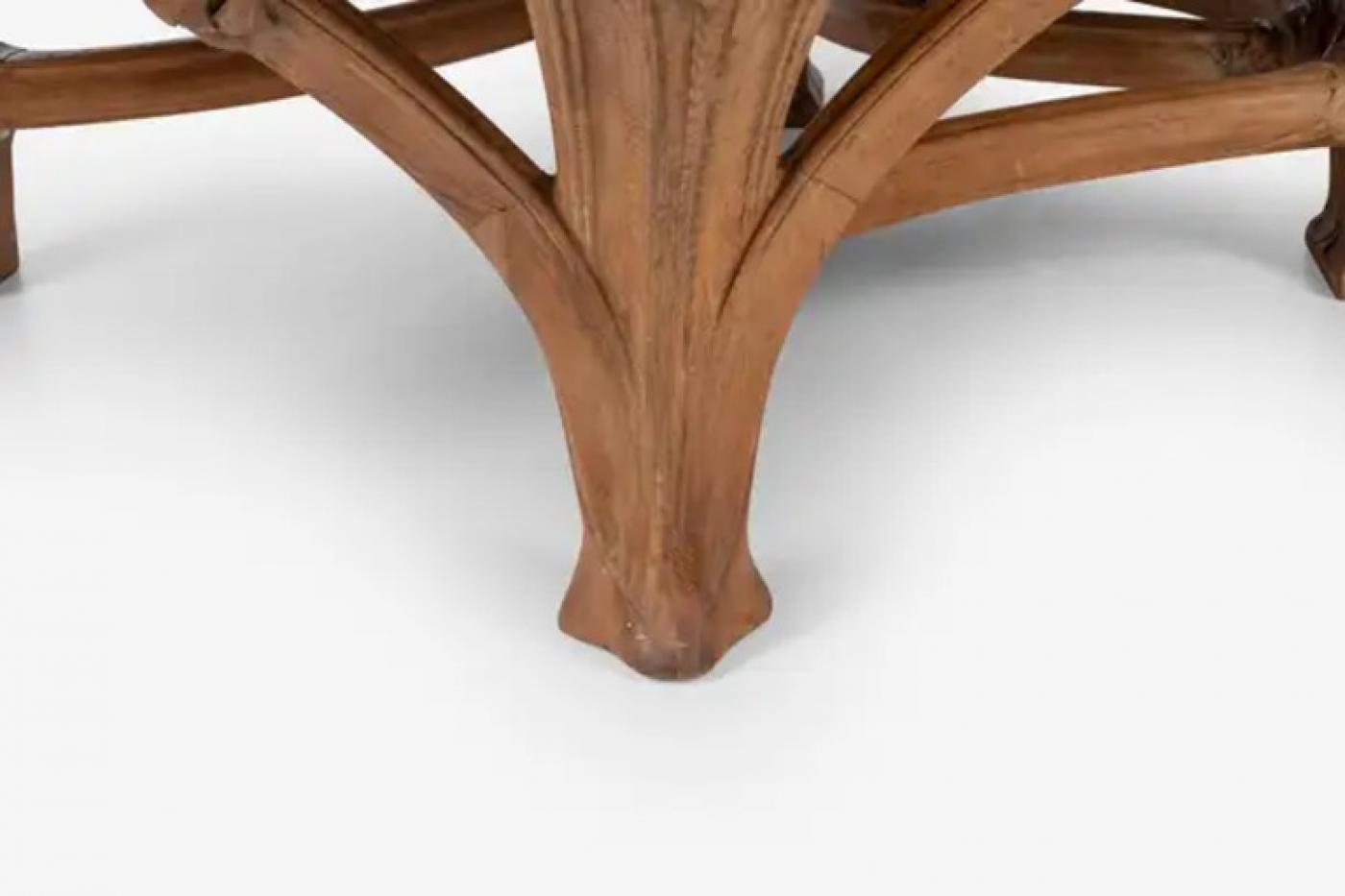 Victor Pierre Horta - Monumental Art Nouveau Dining Table Attributed to ...