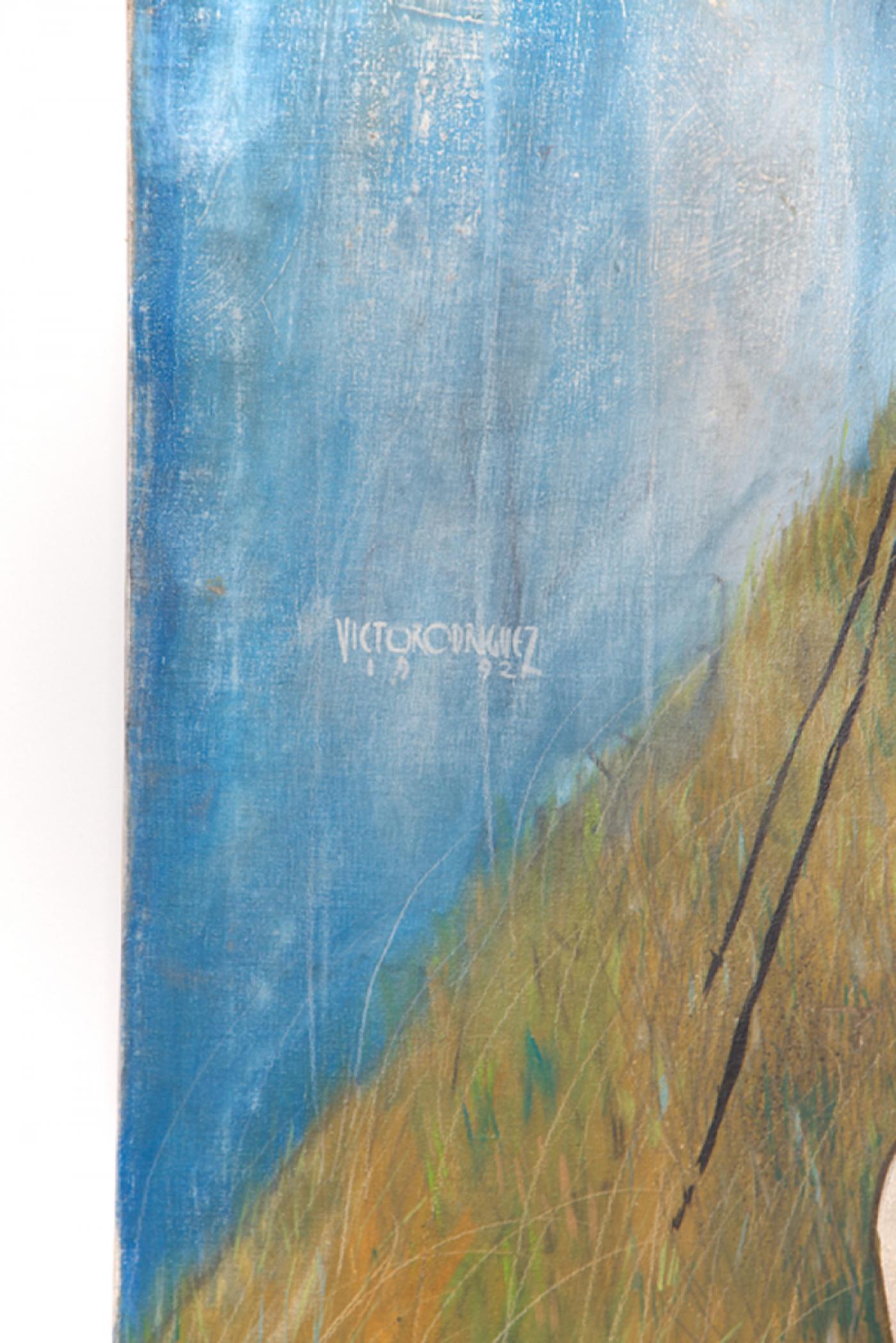 Victor Rodriguez - "La Entrada al Purgutorio Azul" Painting by Victor ...