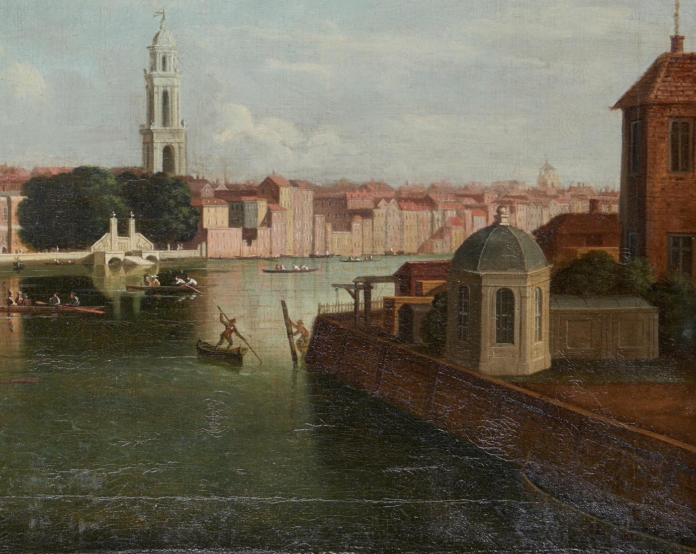 View of the Thames by Samuel Scott (1702-1772)