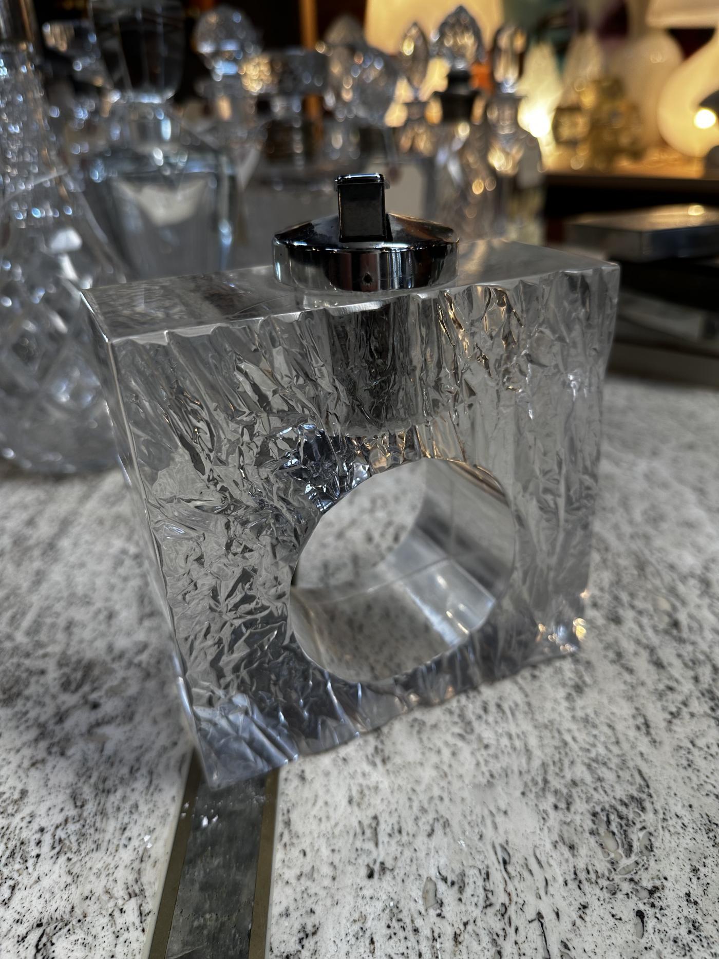 Vinatge Italian Acrylic Lighter 1980s