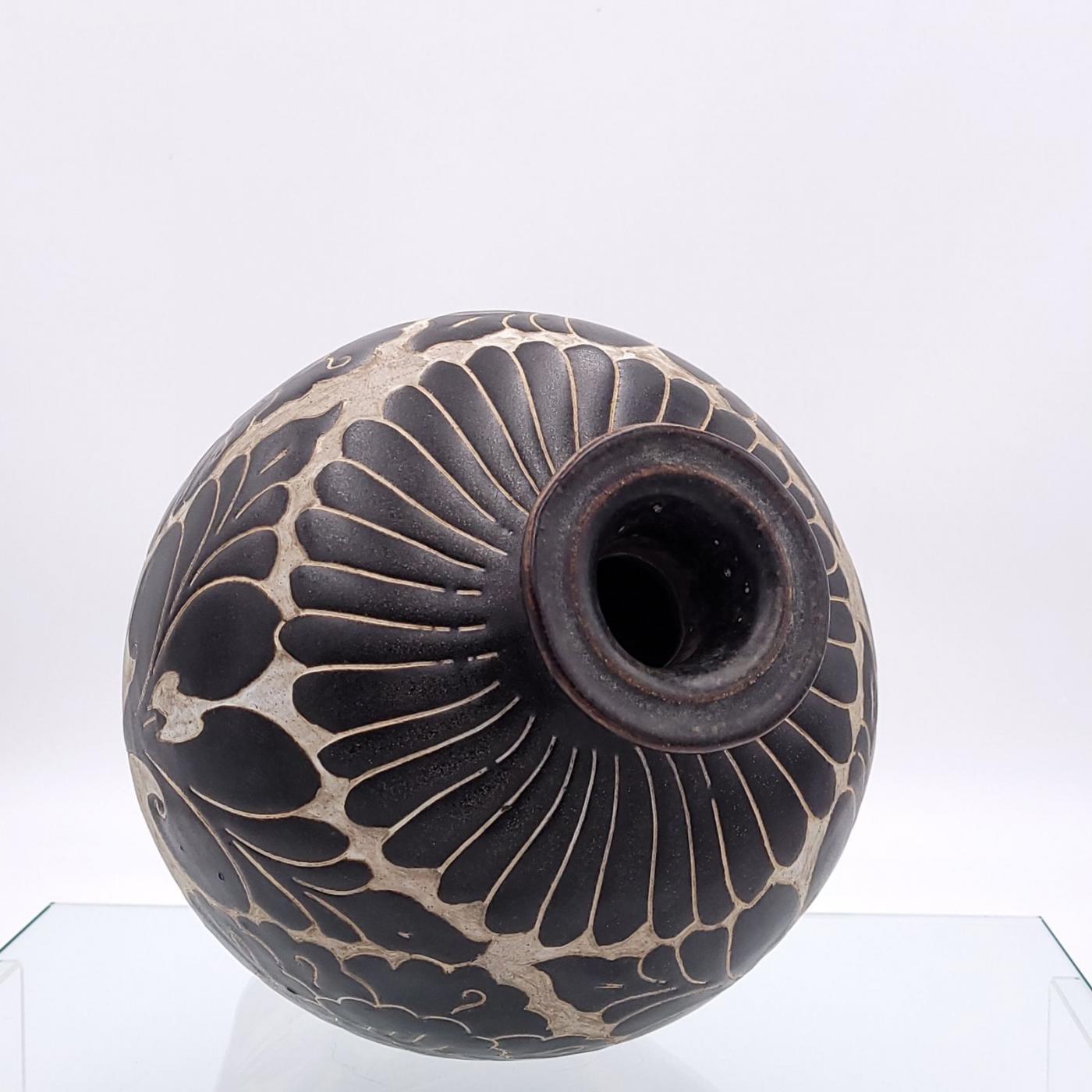 Vintage Copy of a Song Dynasty Vase or Chinese Mei Ding, Now a Lamp Base