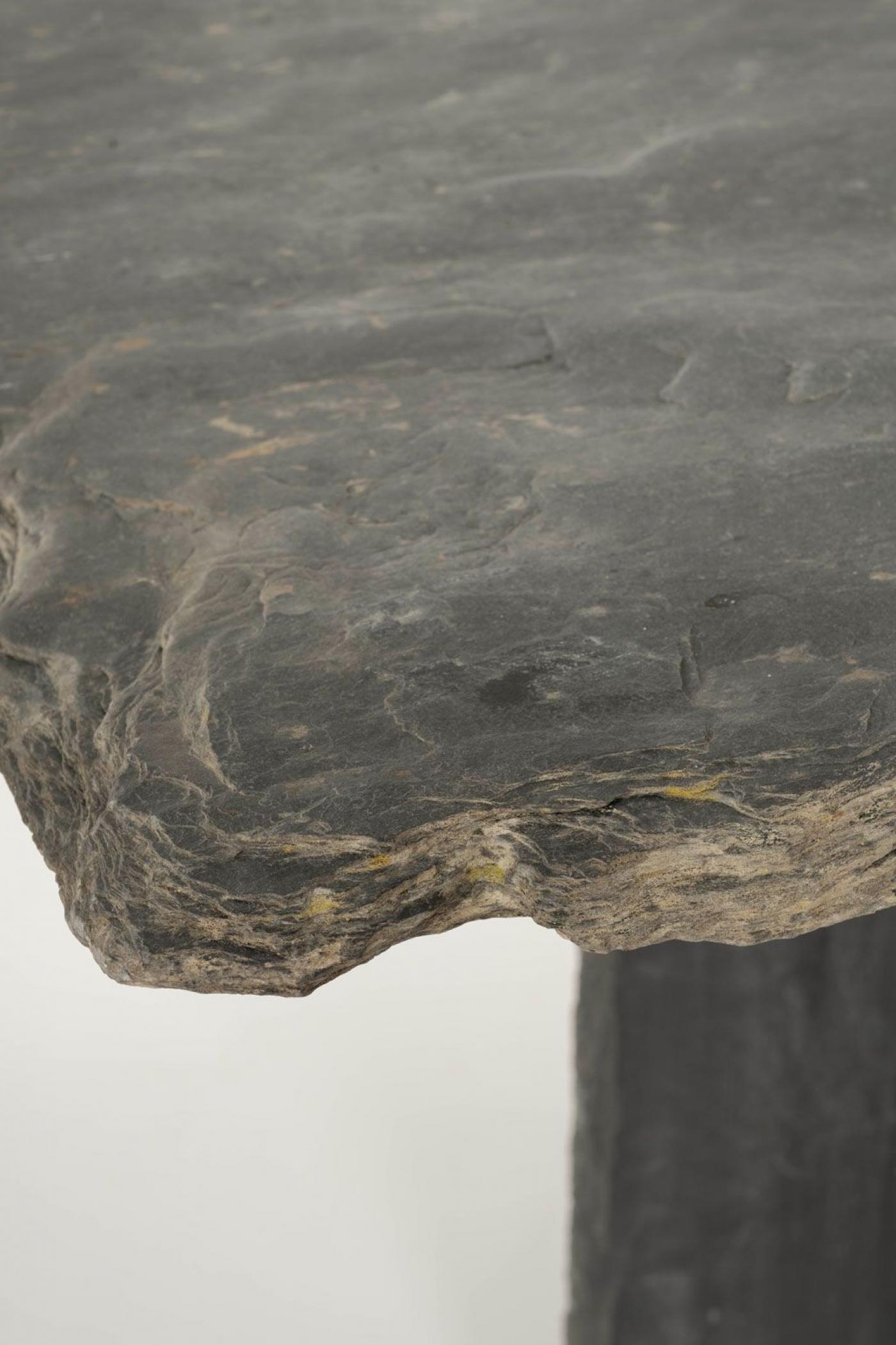 Vintage French Slate Table