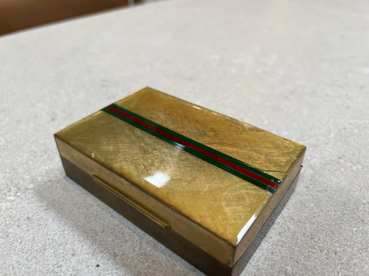 Vintage Italian Small Decorative Gucci Box 1980s