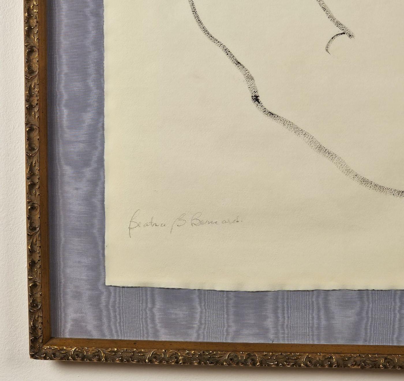 Vintage Pen and Ink Drawing by Beatrice Bernard