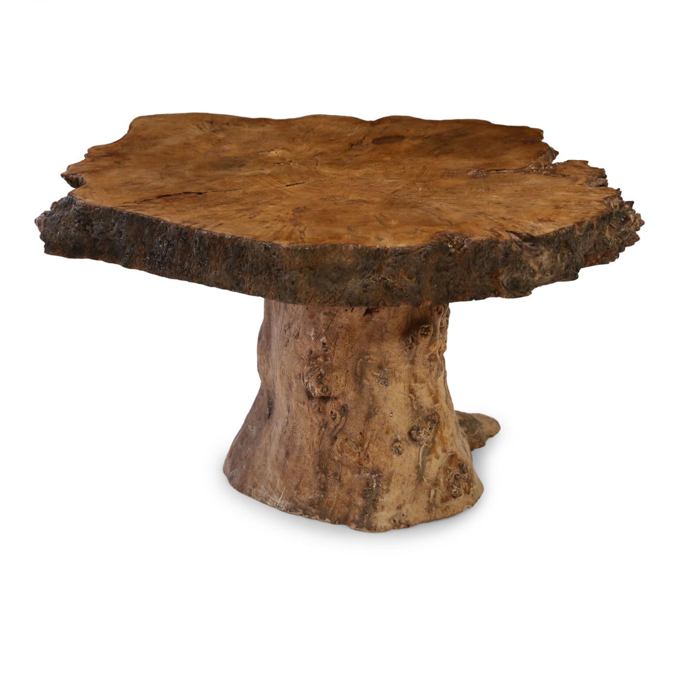 Vintage Tree Trunk Coffee Table