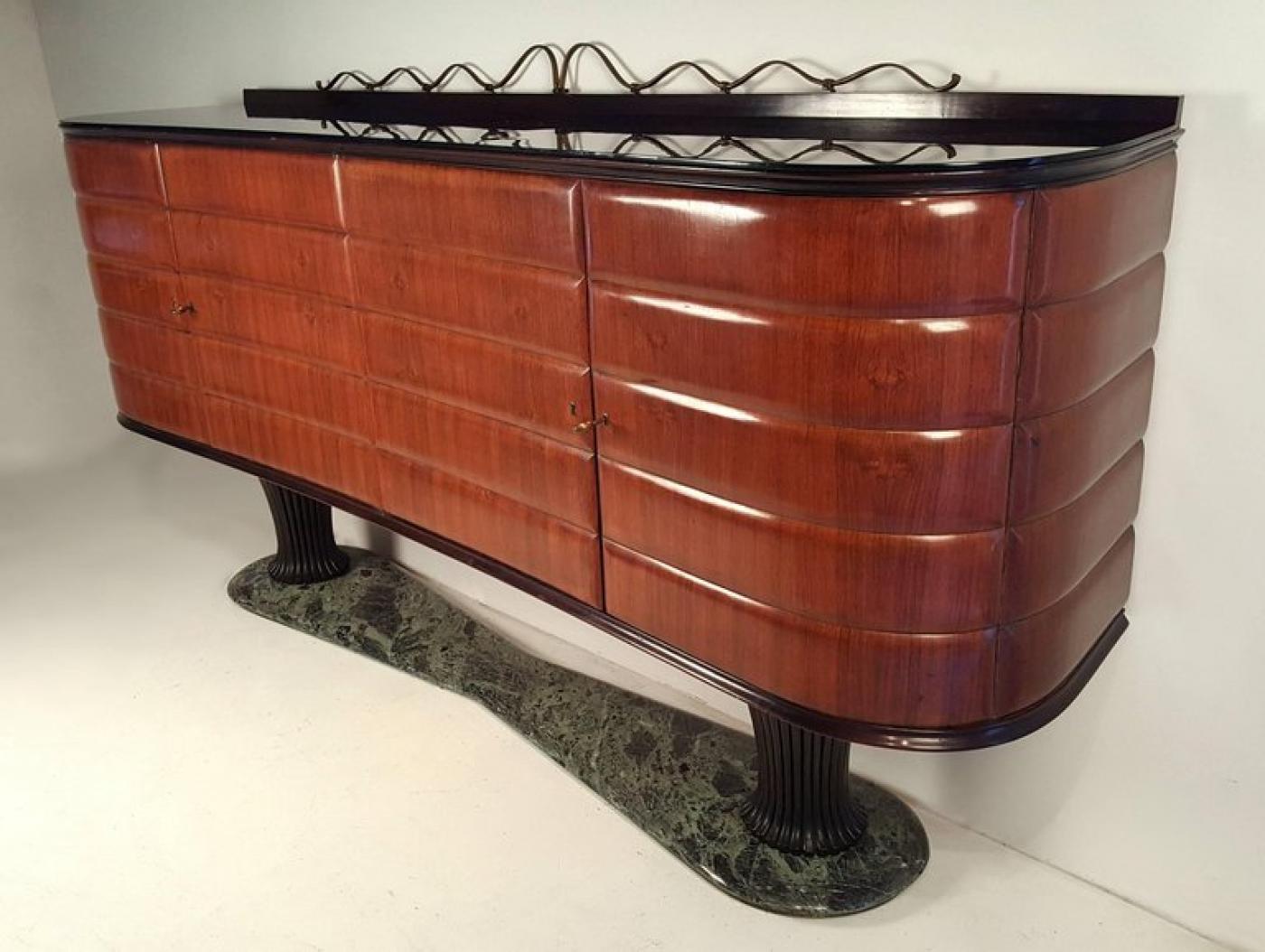 Vittorio Dassi Mobilificio Dassi Dassi Italian Modernist Credenza By Vittorio Dassi For