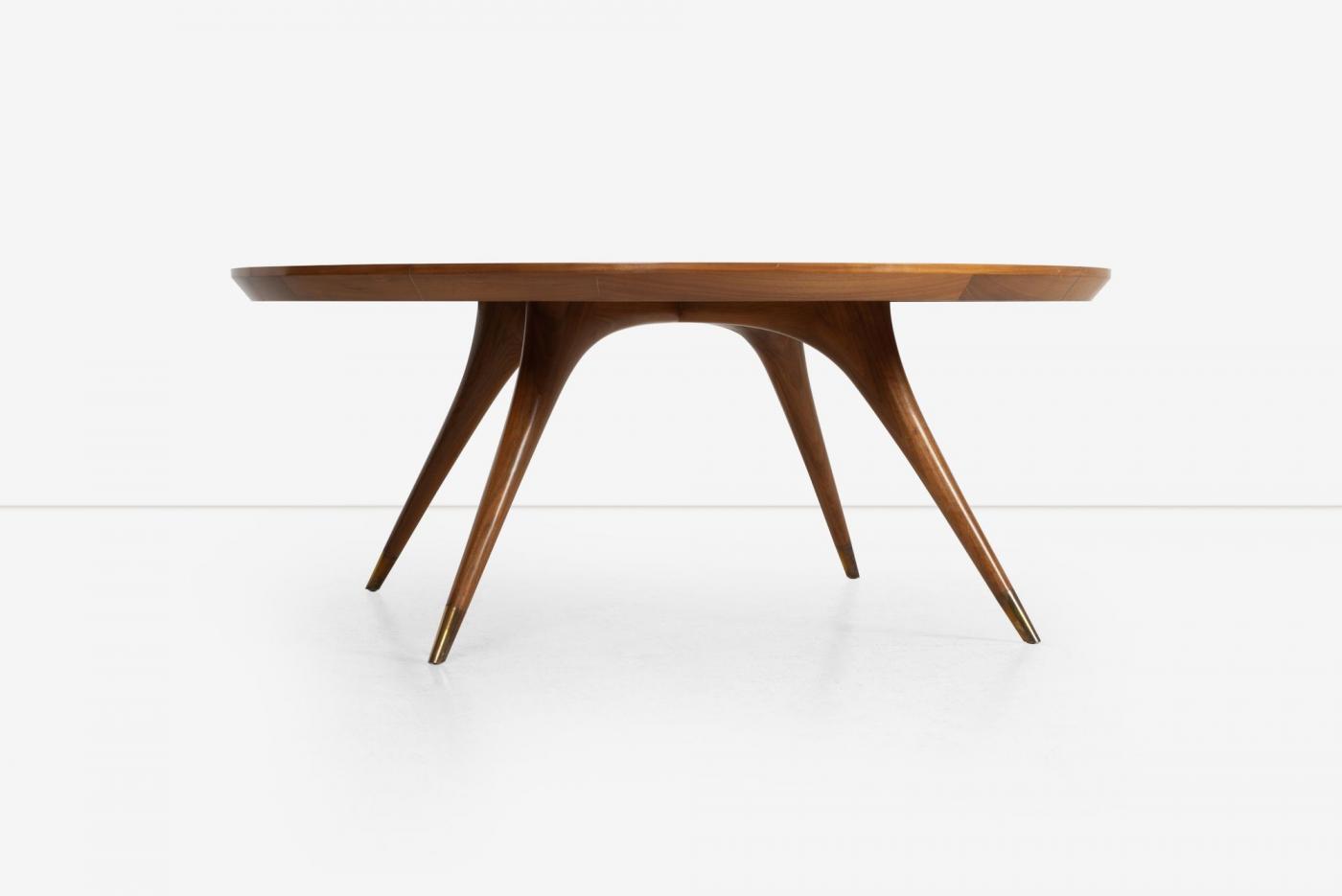 Vladimir Kagan - 72" Round Vladimir Kagan Dining Table, 1950s