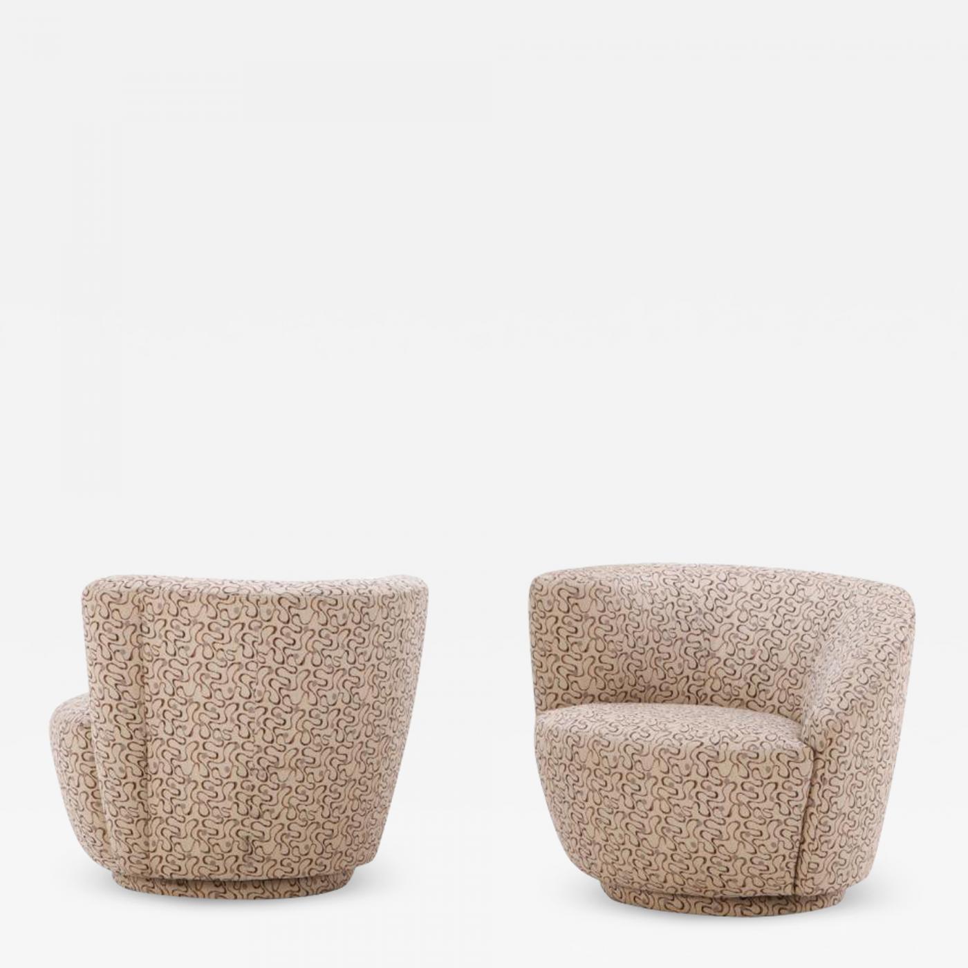 Vladimir Kagan - A pair of mid century modern Vladimir Kagan style ...