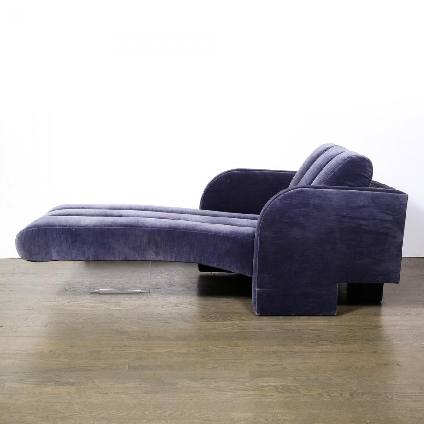 Vladimir Kagan - Mid-Century Modern 'Deco Chaise' Model 7530 with ...