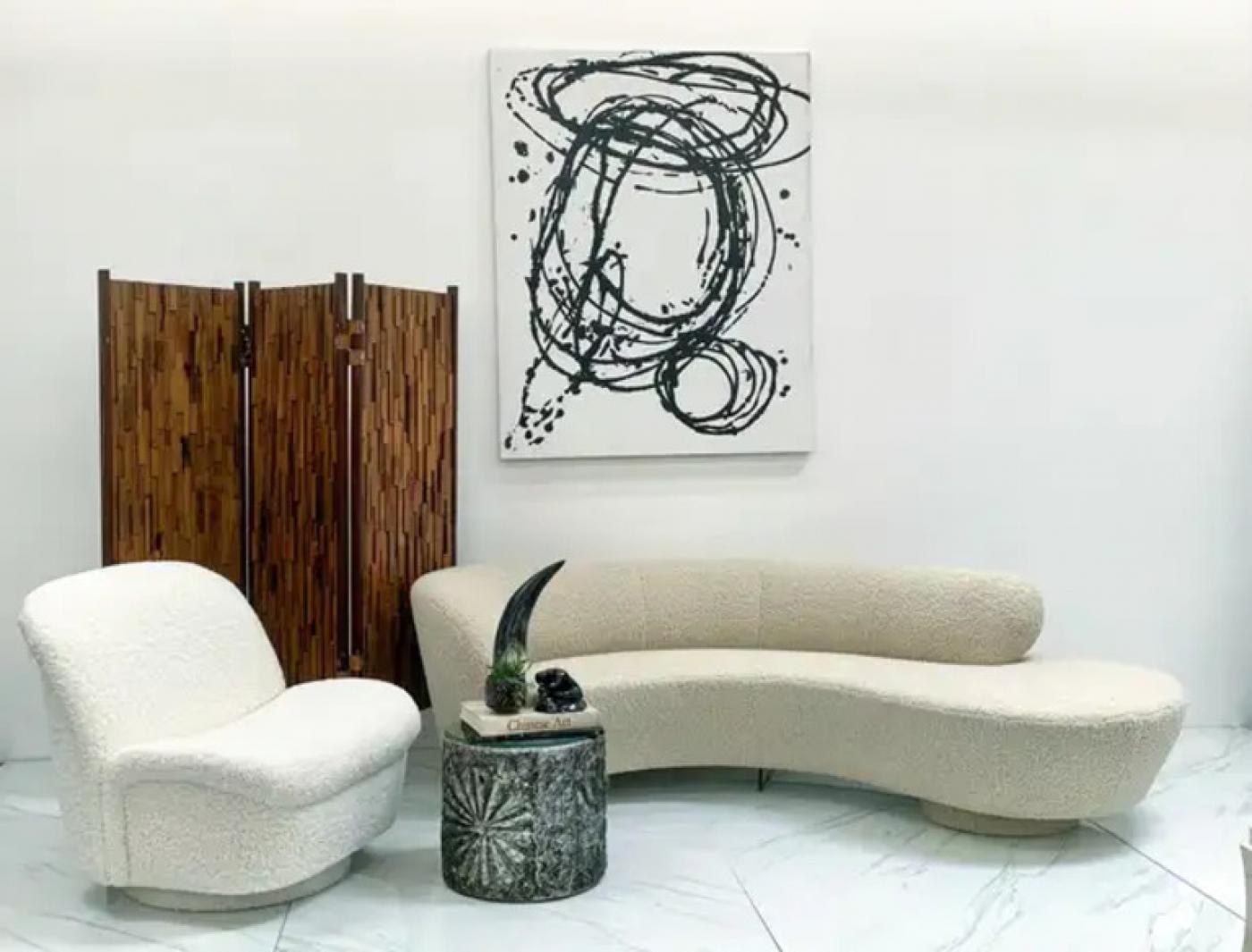 Vladimir Kagan - Vladimir Kagan for Directional Furniture Swivel Lounge ...