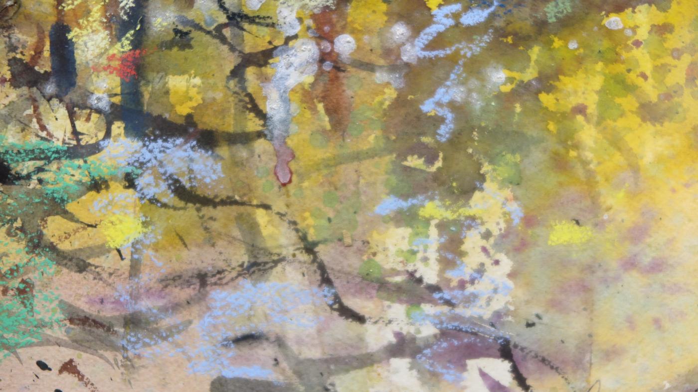 W. Carl Burger - W. Carl Burger Painting Watercolor