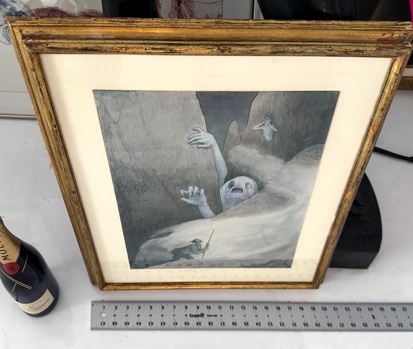 Walter Schnackenberg - Scary Nightmare Monsters Emerge from the Mountains