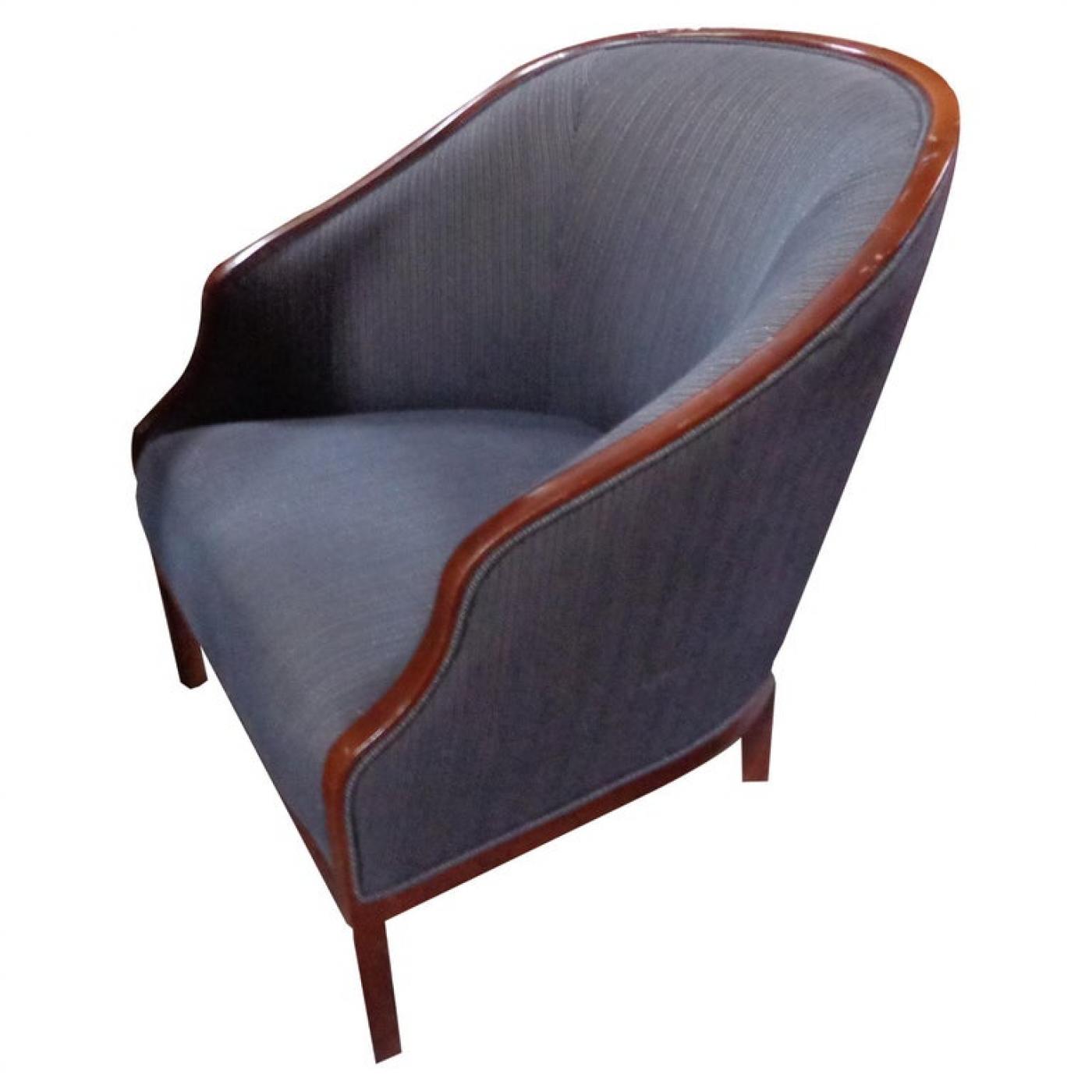 Ward Bennett - Pair of Ward Bennett Geiger Lounge Chairs