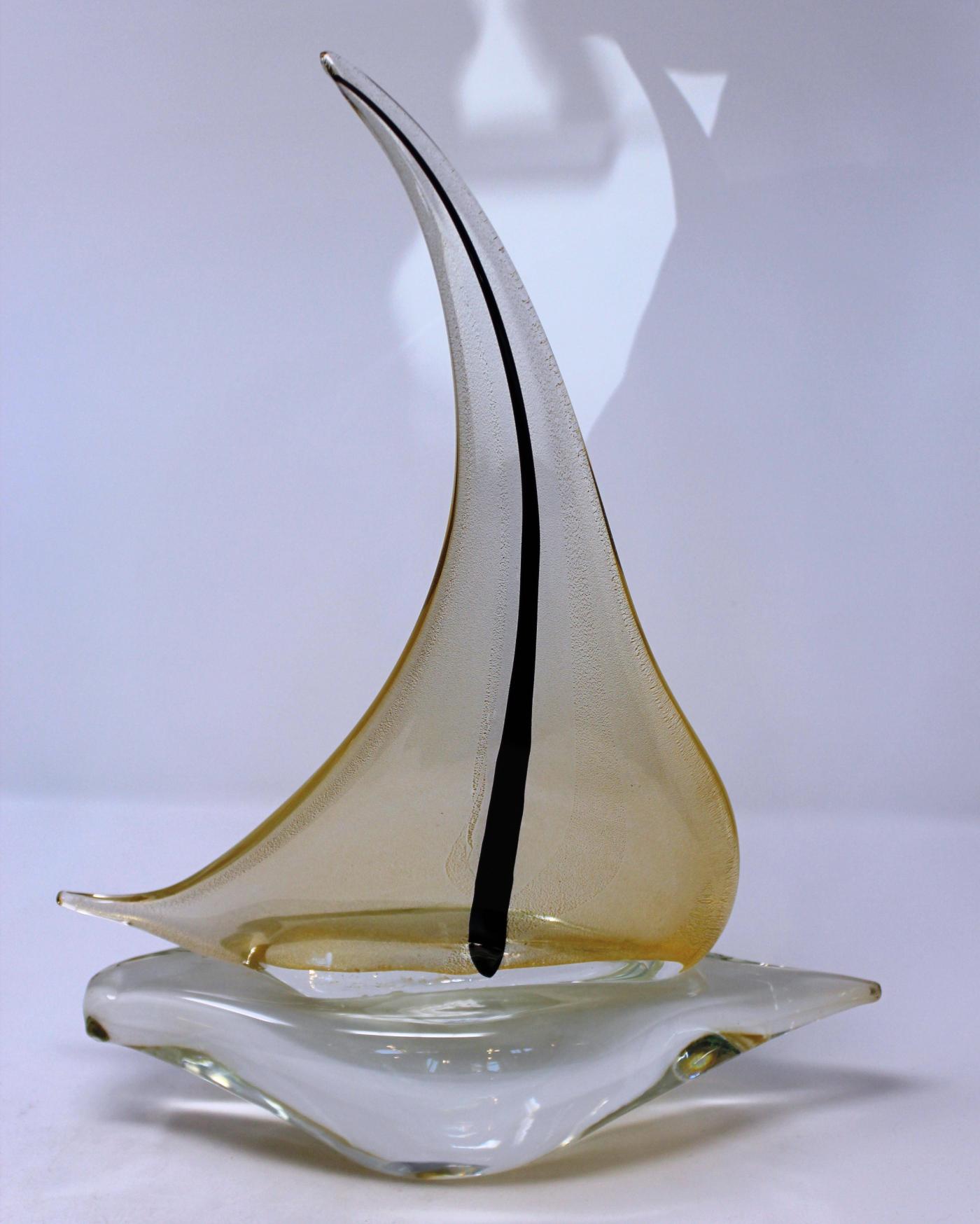 Wave Murano Glass - Murano Glass Sailboats