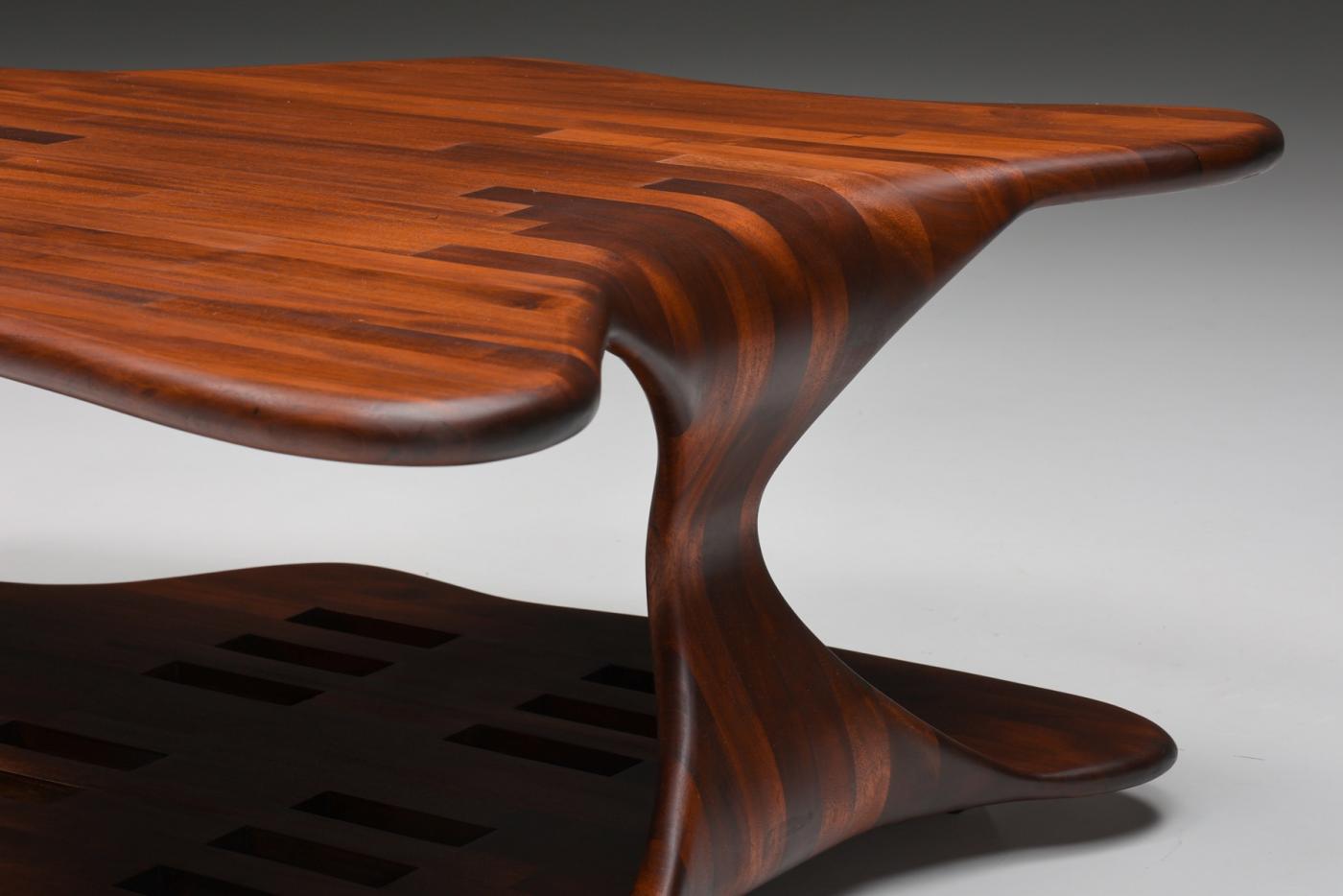 Wendell Castle - Studio Craft Coffee Table Modern Era USA, 1970's