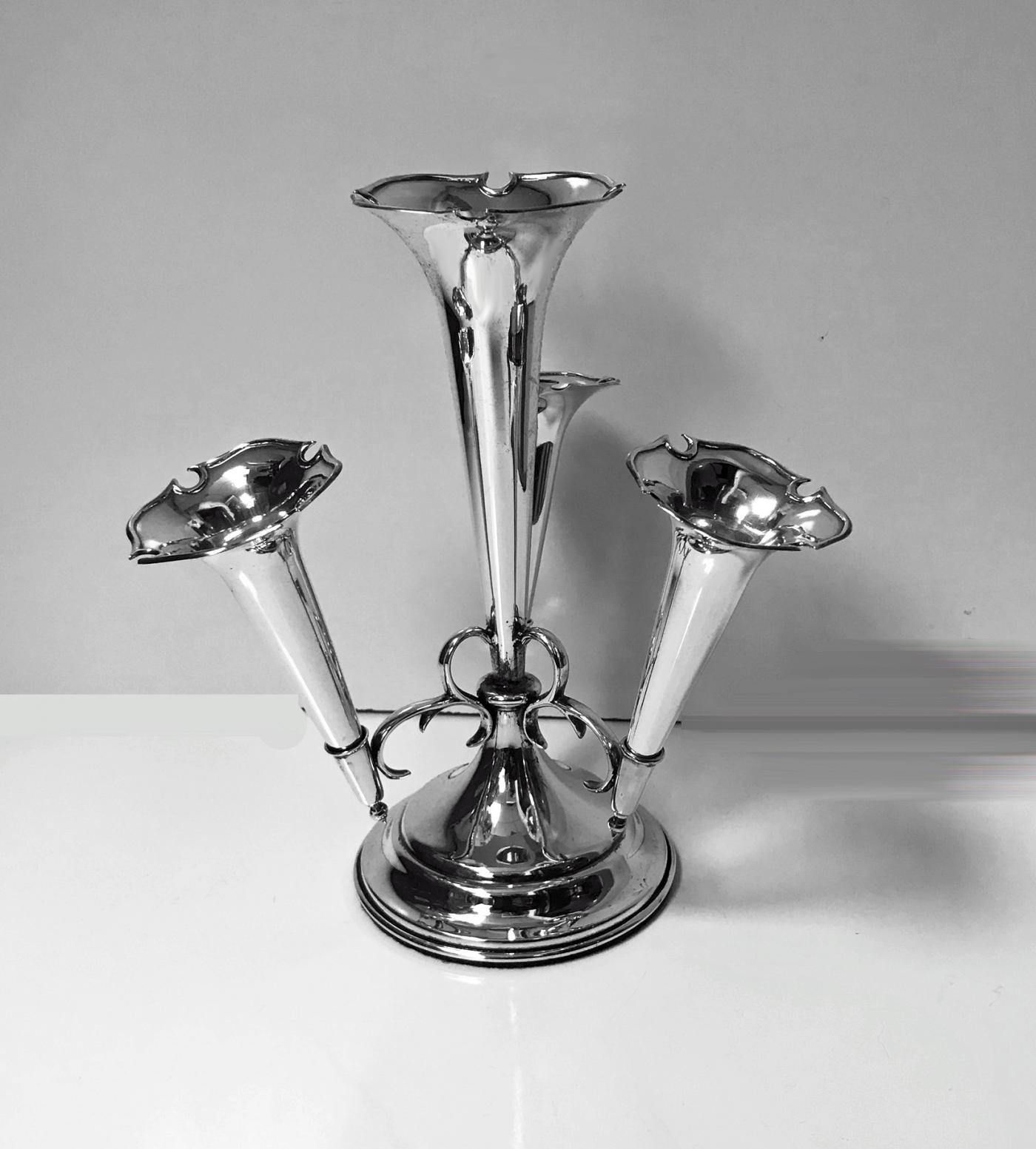 William Hutton - Antique Silver Epergne, Birmingham 1906, William ...