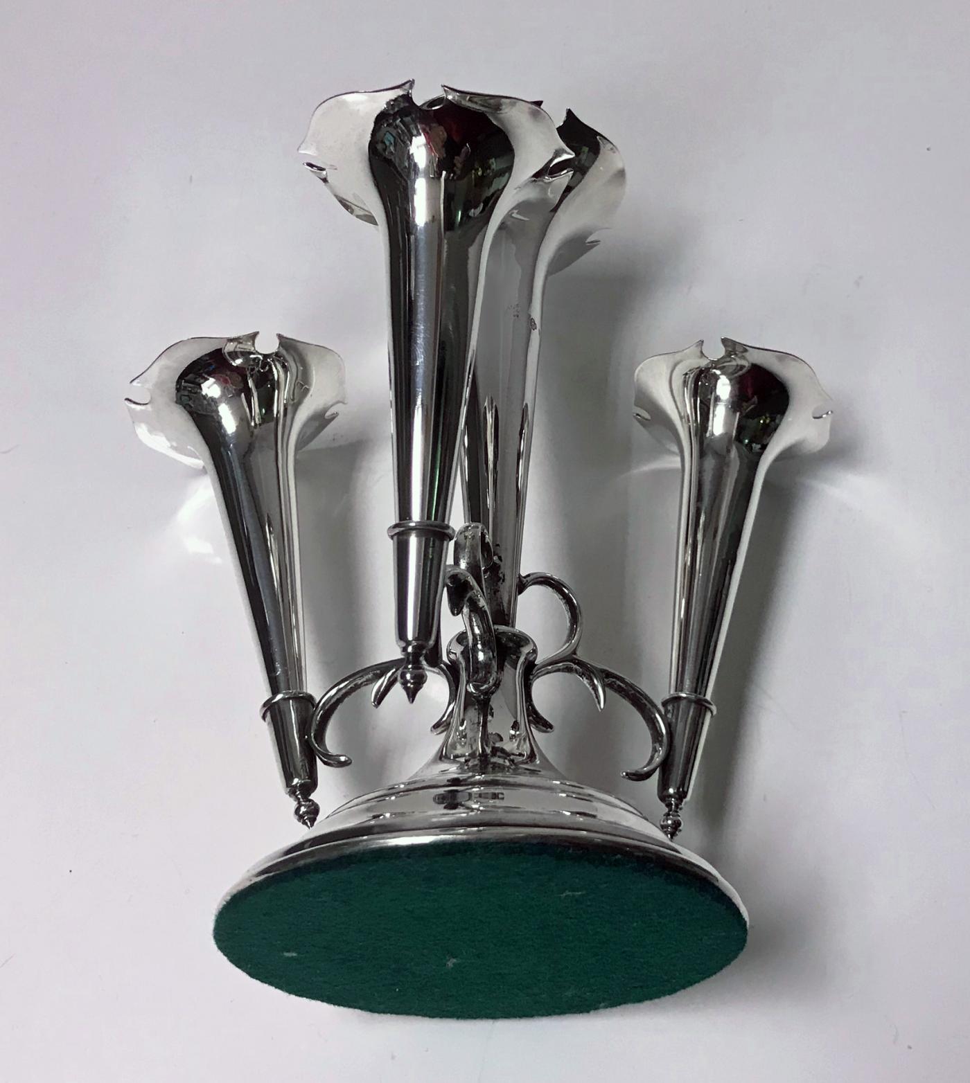 William Hutton - Antique Silver Epergne, Birmingham 1906, William ...