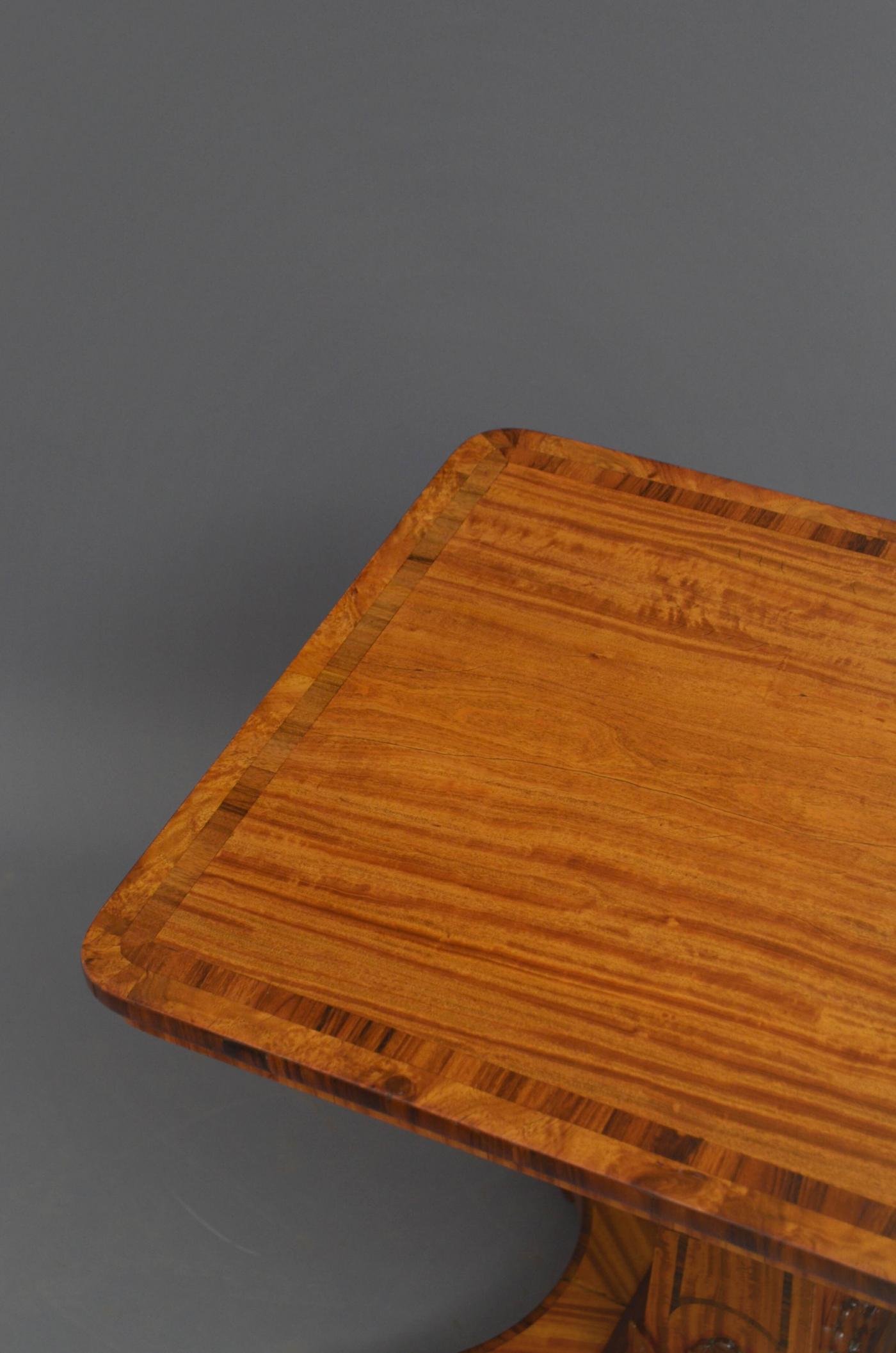 William IV Satinwood Coffee Table