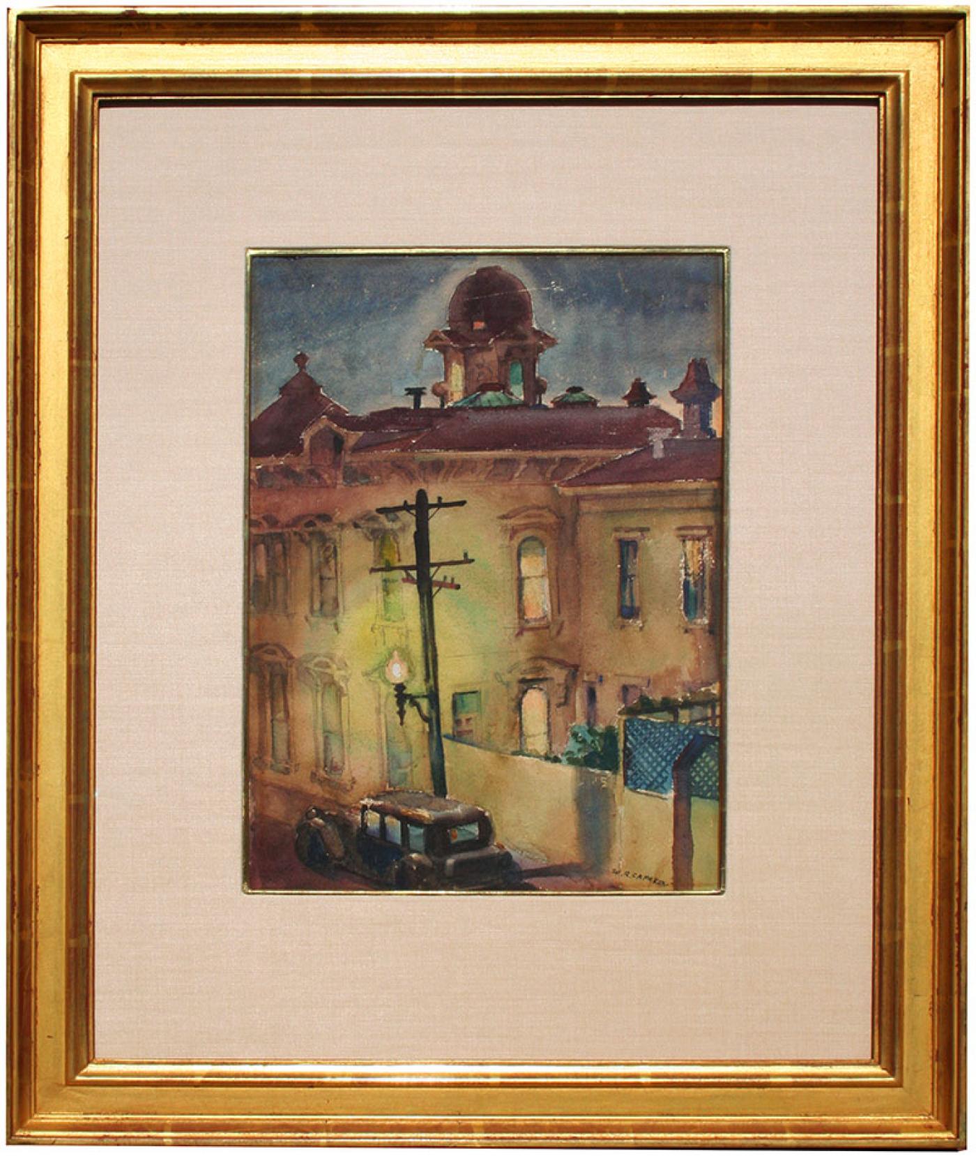 William Ross Cameron - Old House at Pierce and Fulton Streets, San ...