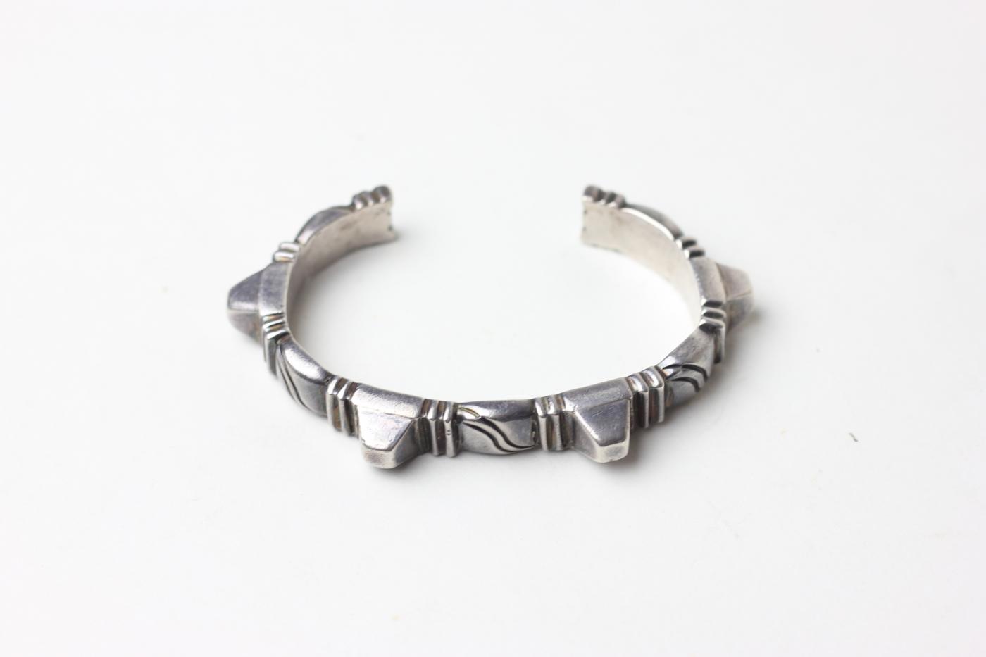 William Spratling - William Spratling Sterling Silver Pyramid Cuff ...