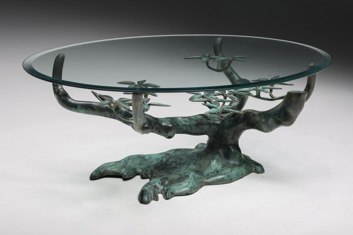 Willy Daro - Willy Daro Bonsai Tree Coffee Table - 1970's