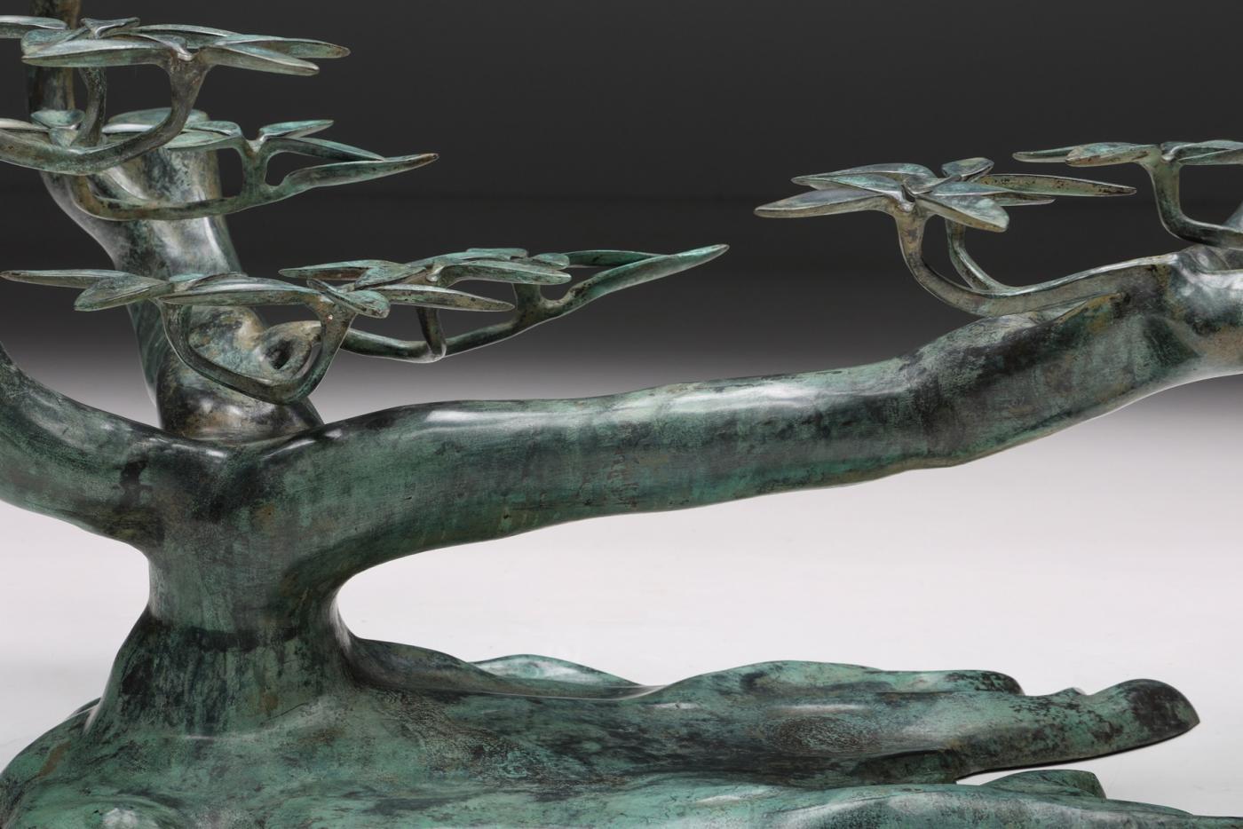 Willy Daro - Willy Daro Bonsai Tree Coffee Table - 1970's
