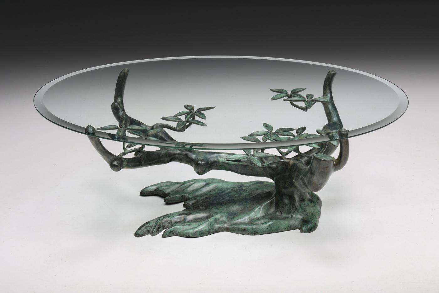 Willy Daro - Willy Daro Bonsai Tree Coffee Table - 1970's