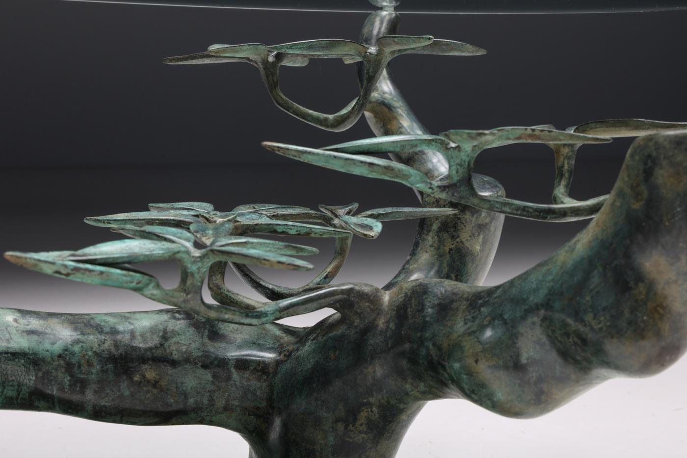 Willy Daro - Willy Daro Bonsai Tree Coffee Table - 1970's