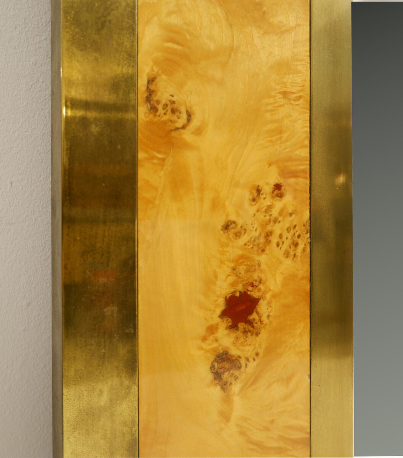 Willy Rizzo - Mid Century Modern Wall Mirror in the Style of Willy Rizzo