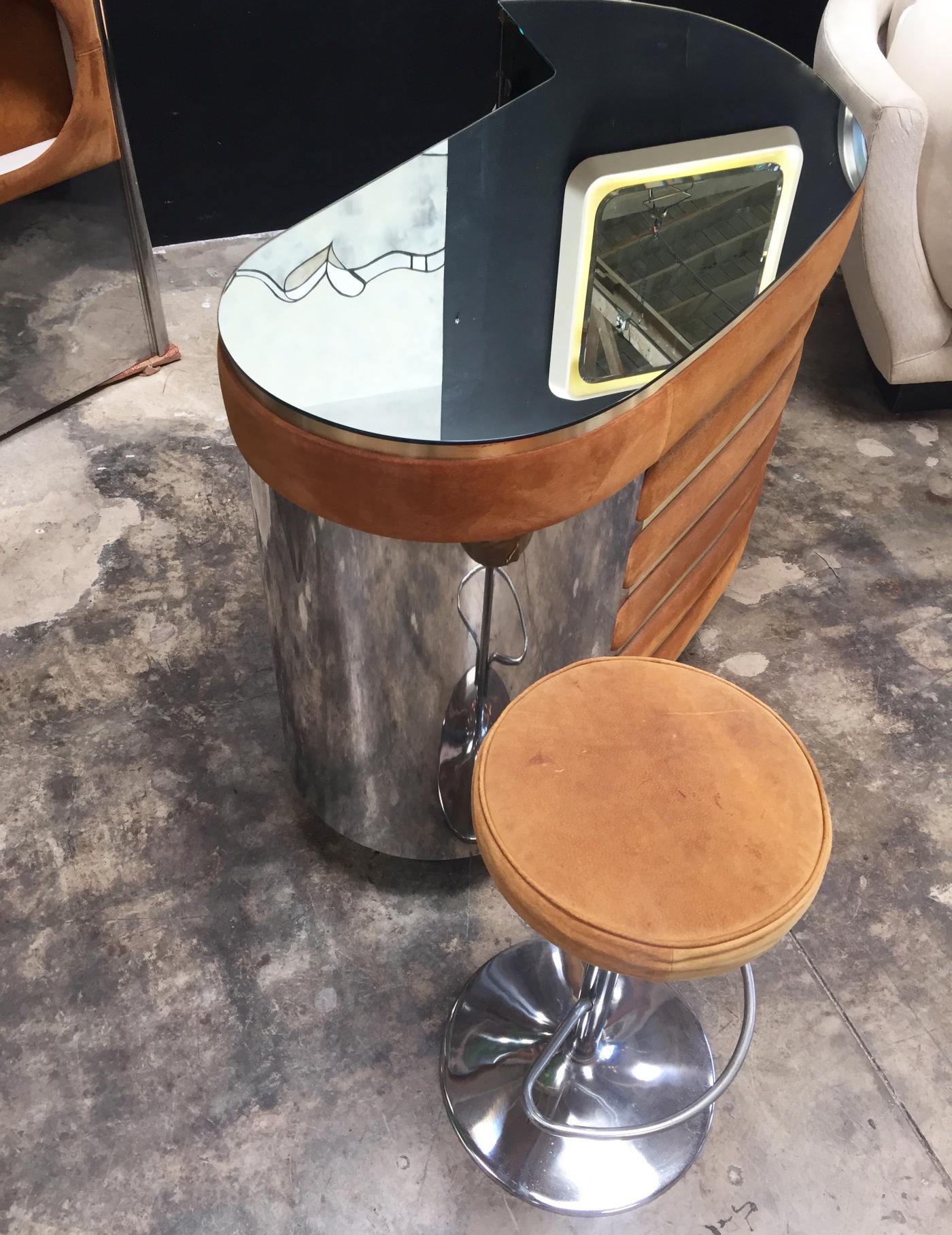 Willy Rizzo - Rare Dry Bar and Storage of Willy Rizzo, Italy, 1970s