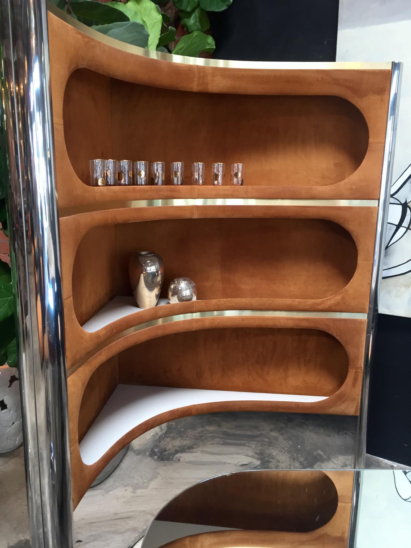 Willy Rizzo - Rare Dry Bar and Storage of Willy Rizzo, Italy, 1970s