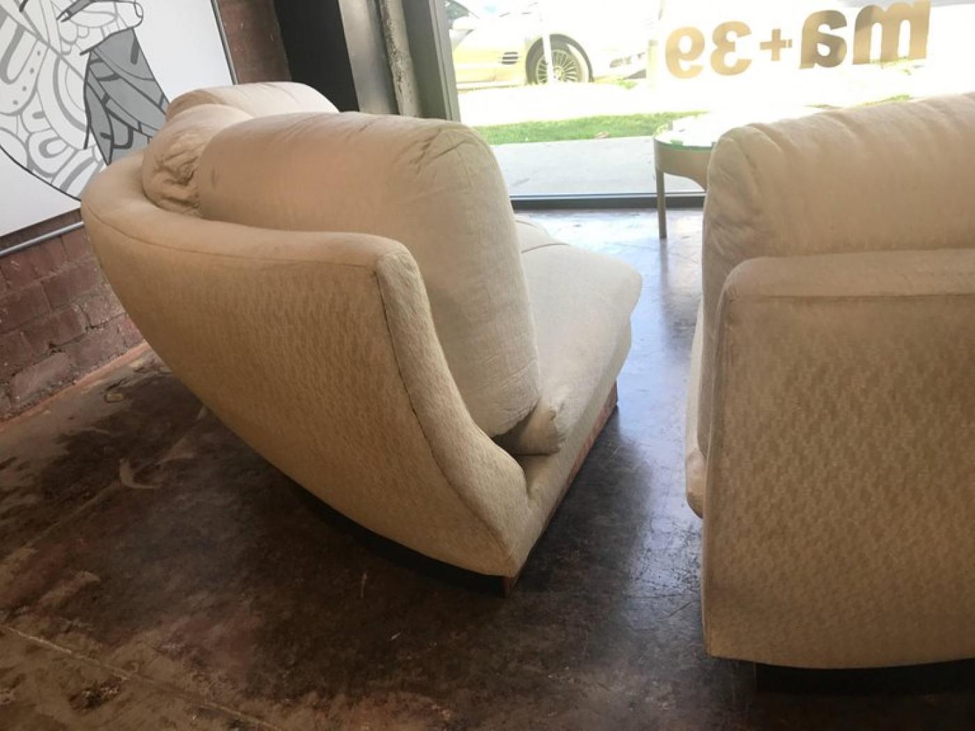 Willy Rizzo - Willy Rizzo Large Curved Sectional Sofa, Italy, 1960