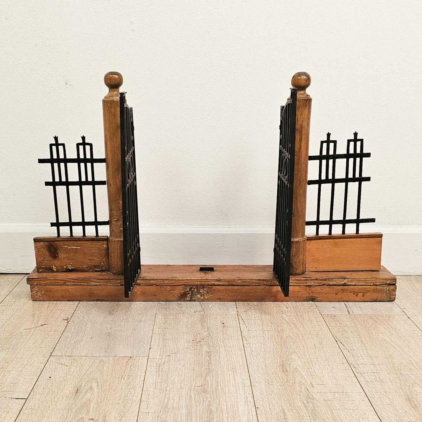 Wood and Iron Belle Époque Neoclassical Model of Estate Gate, Italy ...