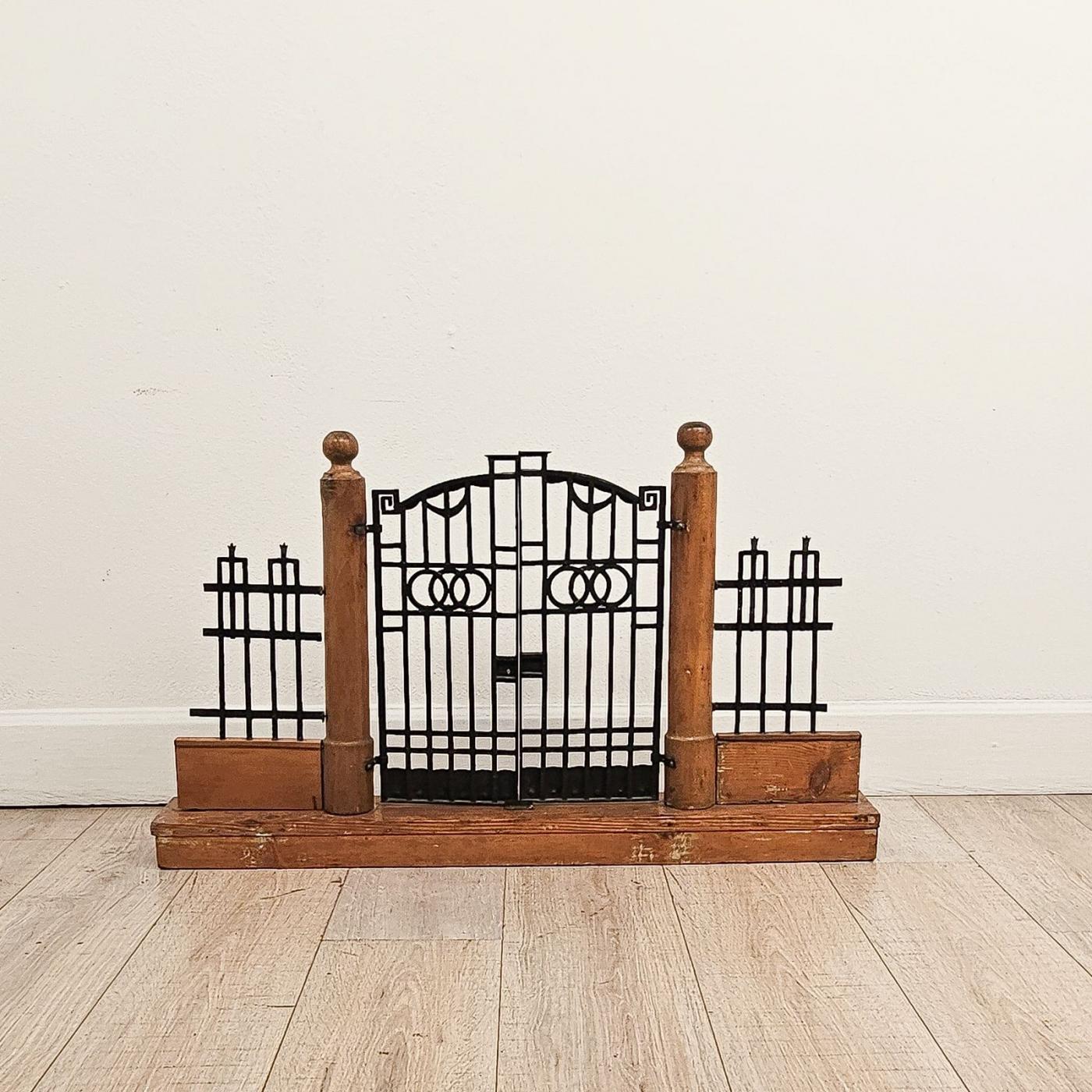 Wood and Iron Belle Époque Neoclassical Model of Estate Gate, Italy ...