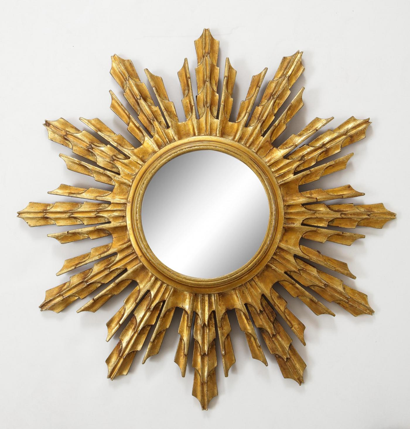 Wooden Sunburst mirror