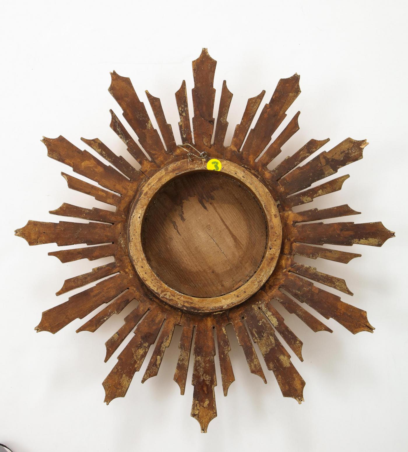 Wooden Sunburst mirror