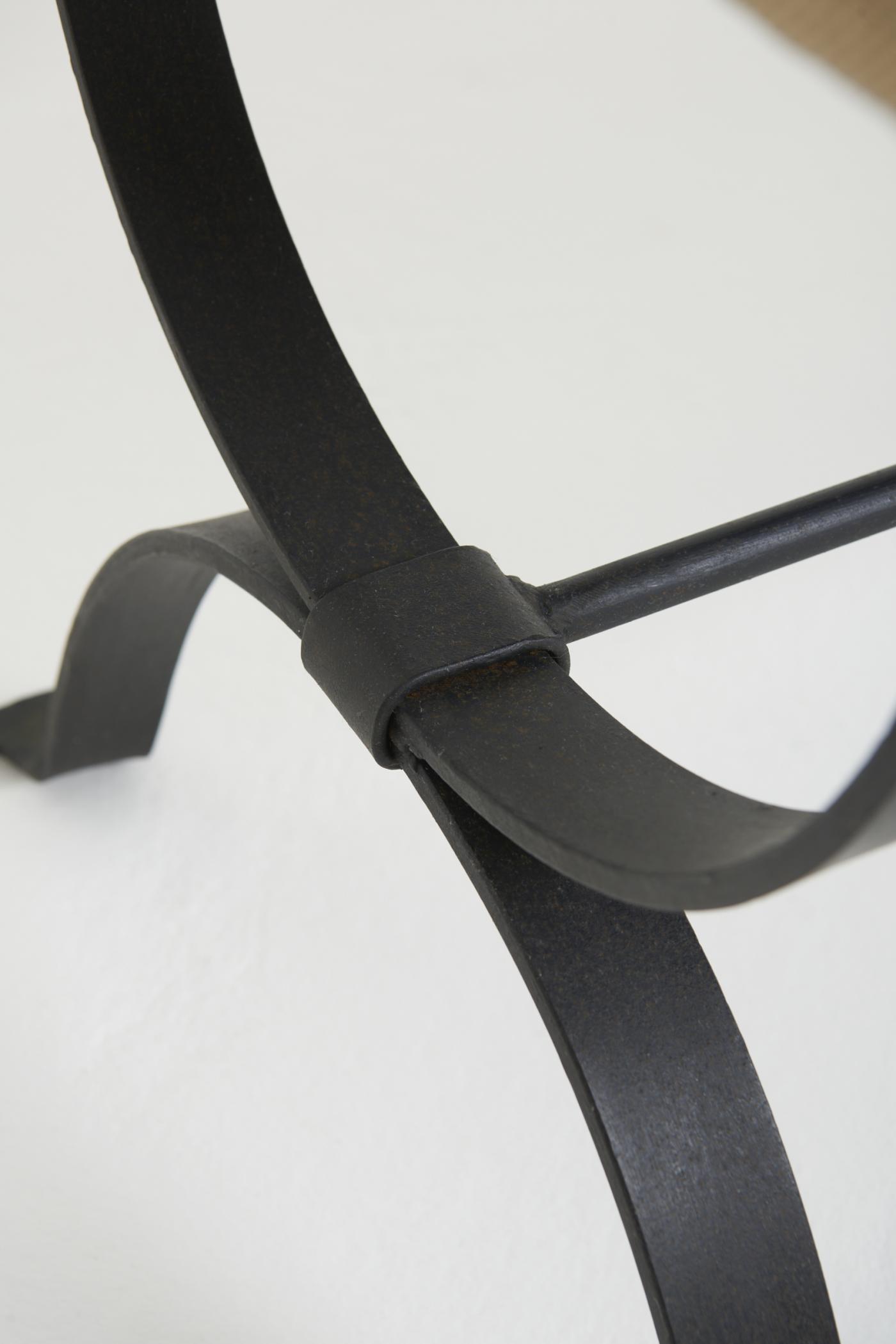 Wrought Iron Long Stool