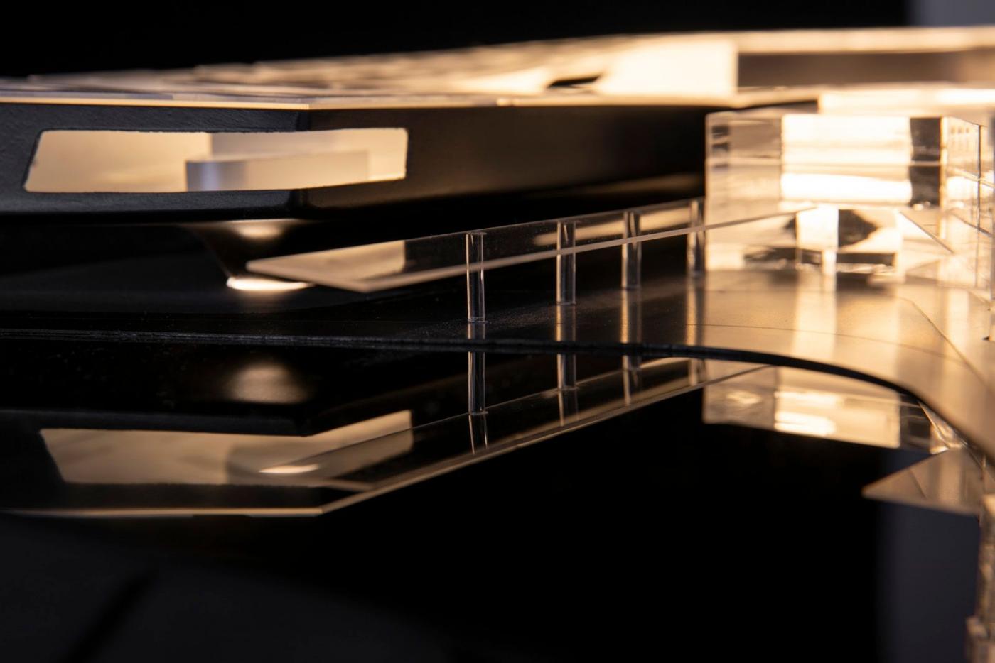 Zaha Hadid Architects Illuminated Acrylic Architectural Model 2003