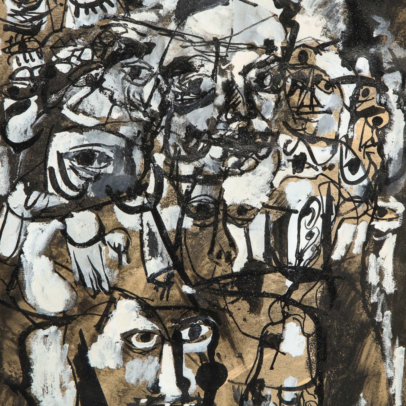 Zero Mostel - Zero Mostel Heads Circa 1955